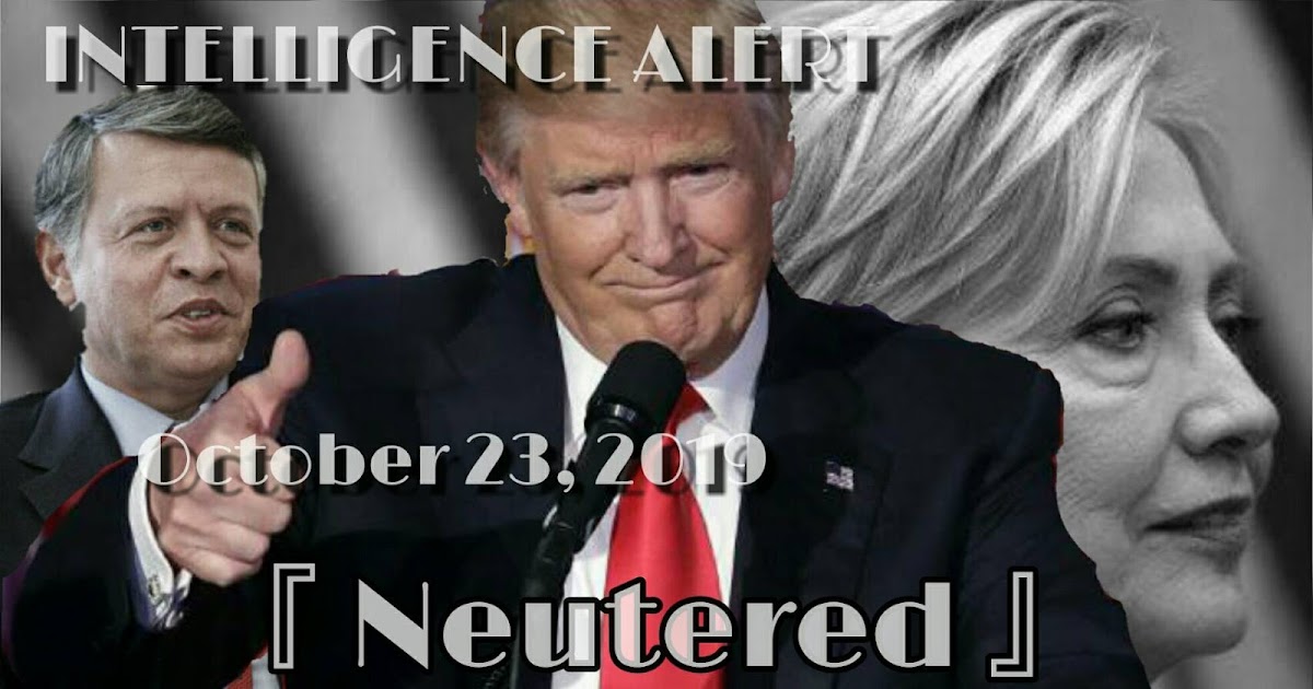INTELLIGENCE ALERT『Neutered』2019年10月23日