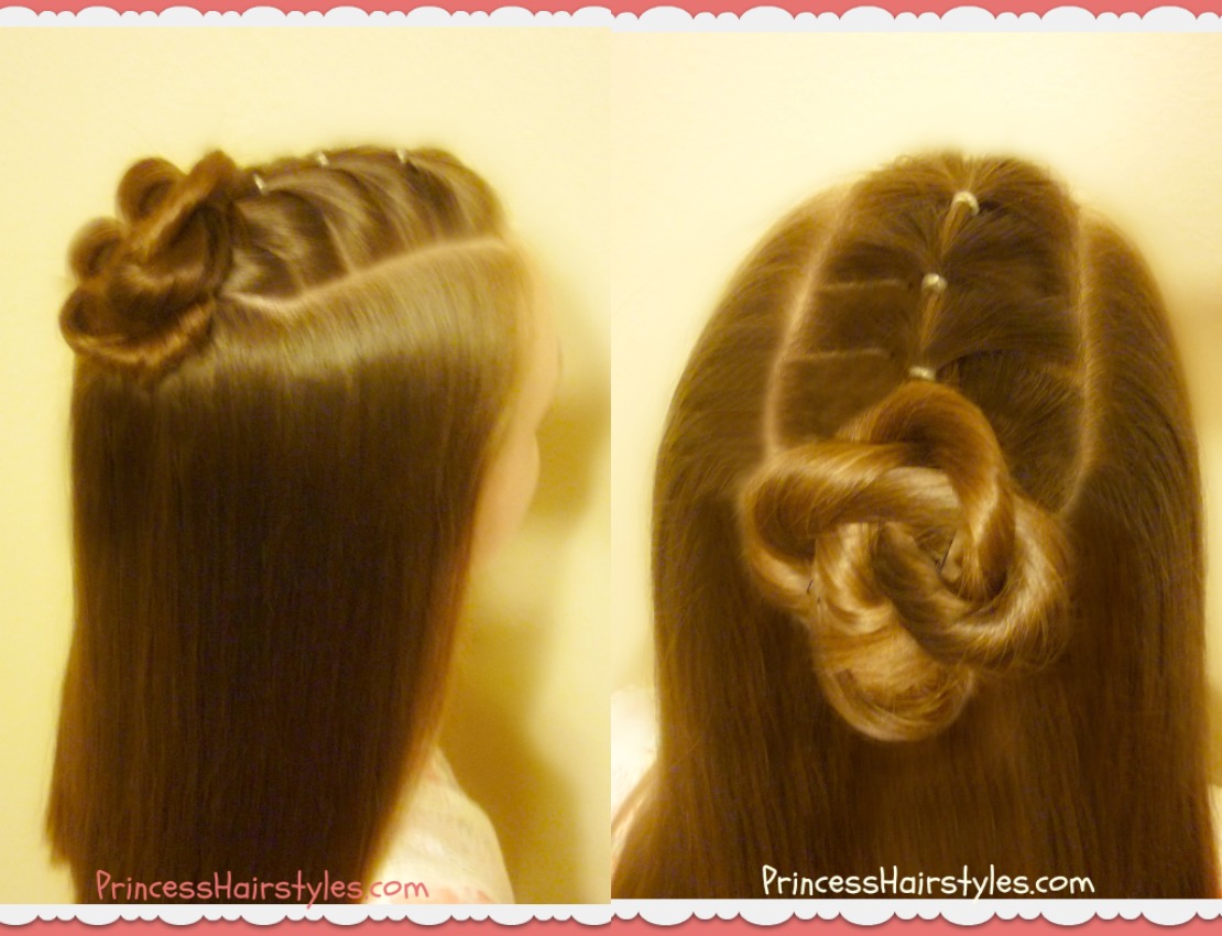 4 Cute Top Knot Hairstyles, Half Up Bun Tutorials | Hairstyles For ...