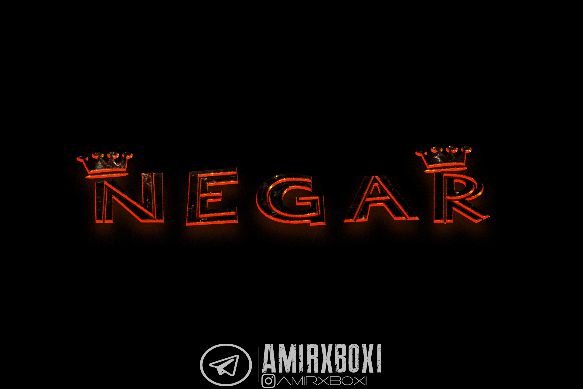 طراحی اسم نگار | Negar