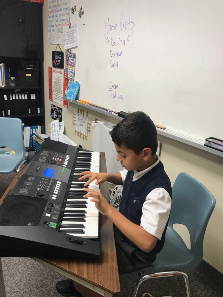 September 16th-20th JK- grade 3 music classes