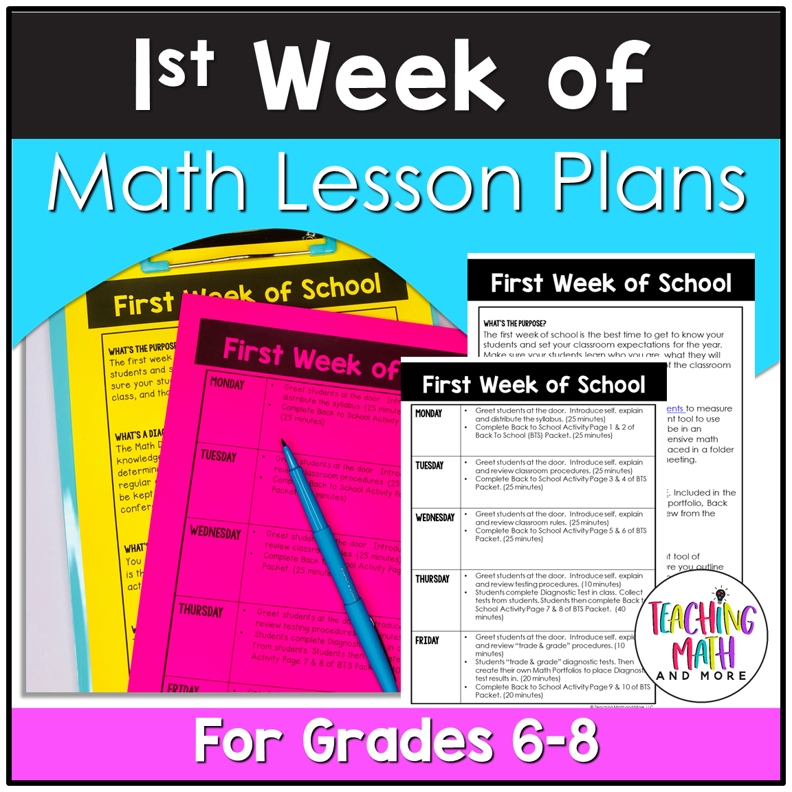 Kelly McCown First Week Of School Middle Math Lesson Plans kelly-mccown-first-week-of-school-middle-math-lesson-plans
