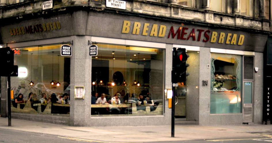 Glasgow Foods Restaurant Review: The Burger Place: Bread Meats Bread