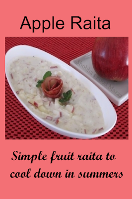Shobha's Food Mazaa: APPLE RAITA