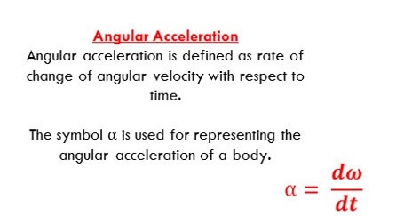 What Is The Angular Acceleration Equation Formula Of