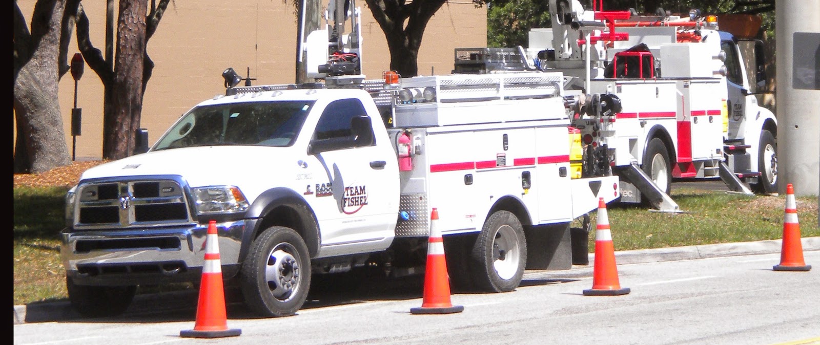 Commercial Truck Success Blog: Two Trucks Provide Power Line Access for ...