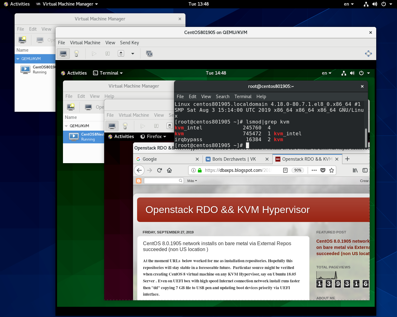 Openstack Rdo Andand Kvm Hypervisor Centos 801905 811911 Network Installs On Bare Metal Via