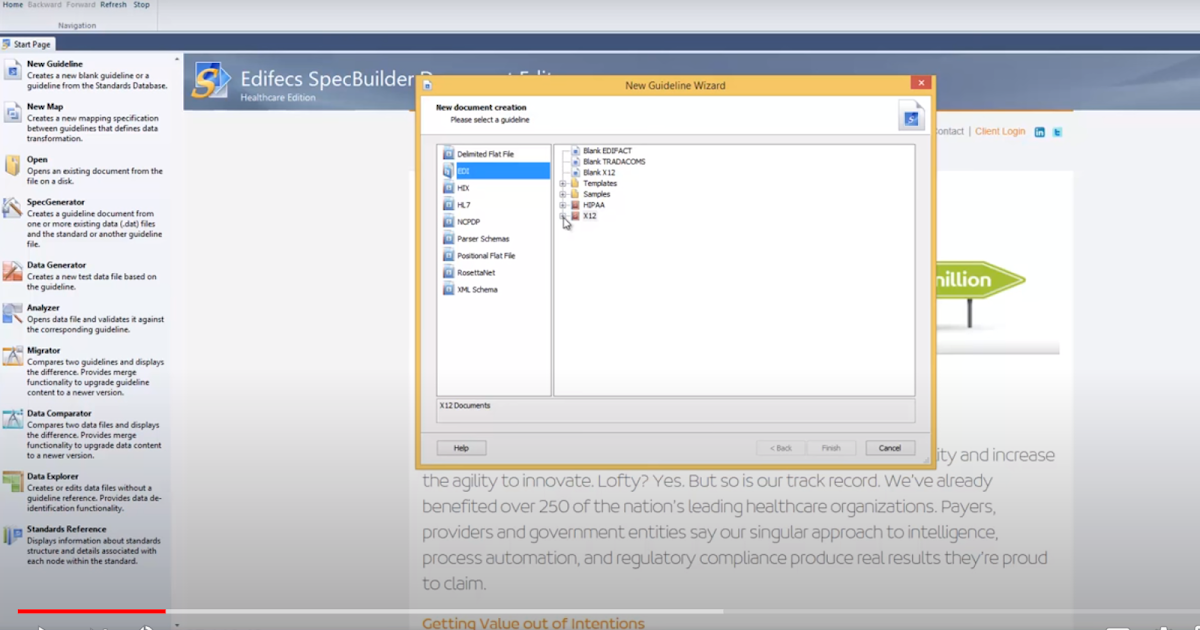 EDI and B2B Basics: Overview and basics about about EDIFECS SPEC BUILDER