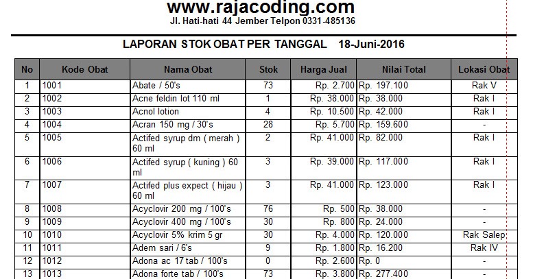 Membuat Laporan dengan Active Report VB6 - RAJACODING.ID