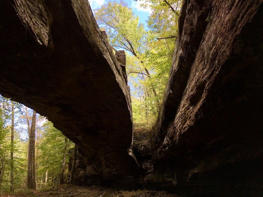 Alum Cove Natural Bridge just outside of Deer, Arkansas - worth a stop ...