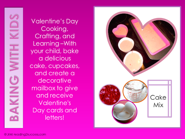 Reading2success: Valentines Day Baking and Crafting with Your Kids
