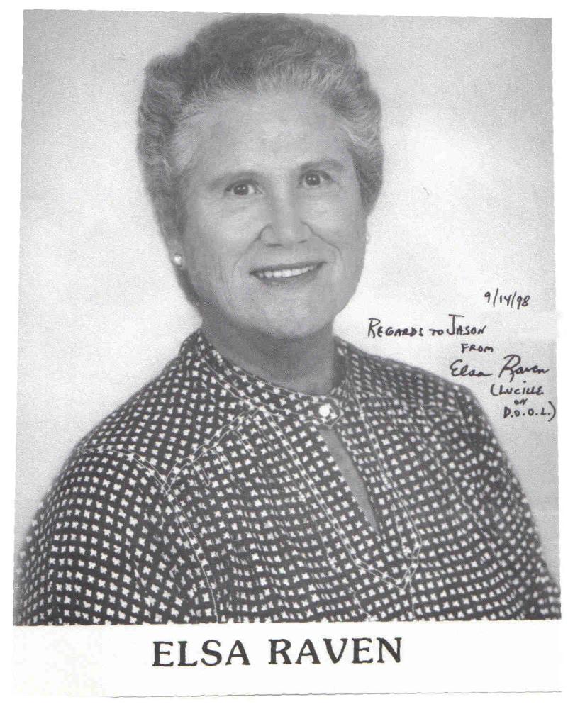 Boot Hill: RIP Elsa Raven