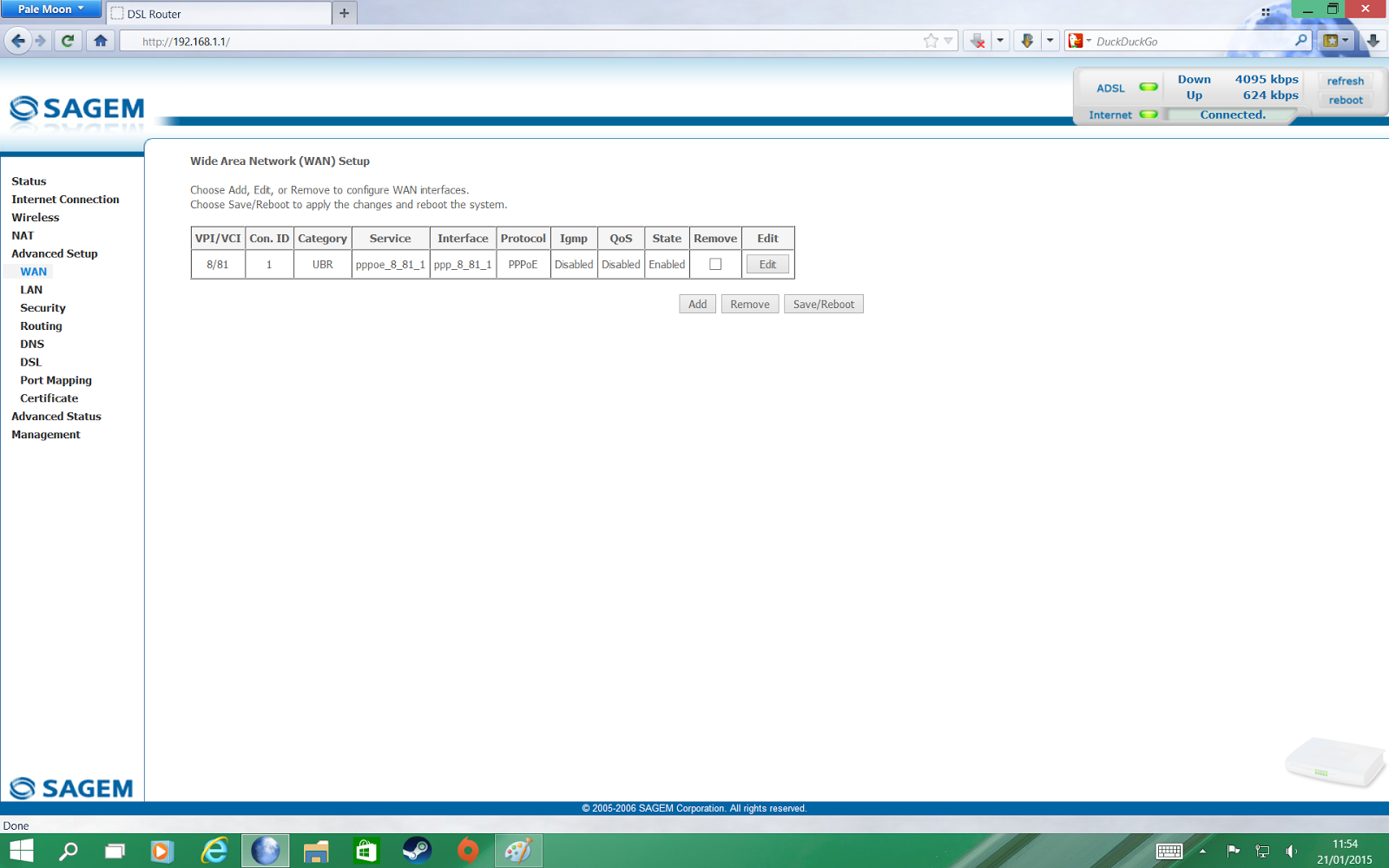 Sky Sagem 2504 ADSL Wireless Router: Info and Unlock
