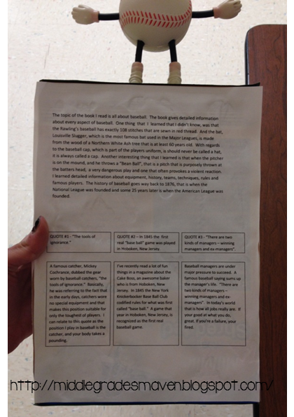 Middle Grades Maven: Nonfiction Book Project