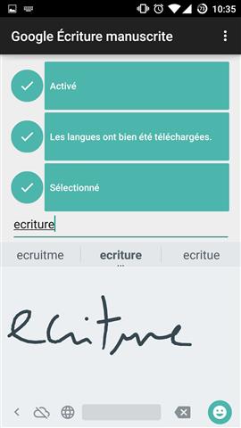 Android peut maintenant reconnaître votre écriture ! - Outils ...