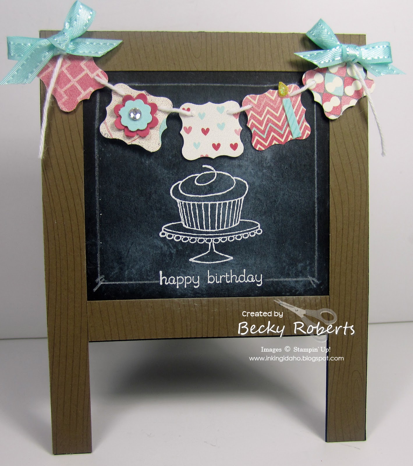 Inking Idaho: Chalkboard Card Tutorial