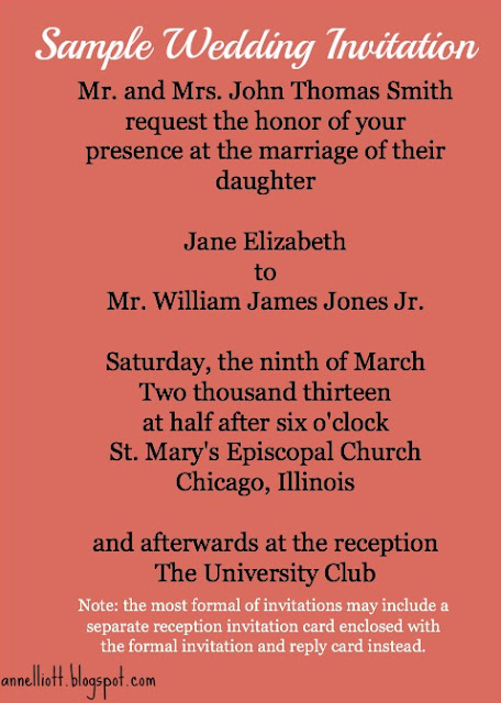 ann elliott: wedding invites FAQ