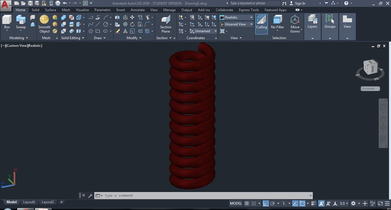 ABOUT SWEEP COMMAND IN AUTOCAD 2020 3D WITH THEIR PROPER DEFINITION AND ...