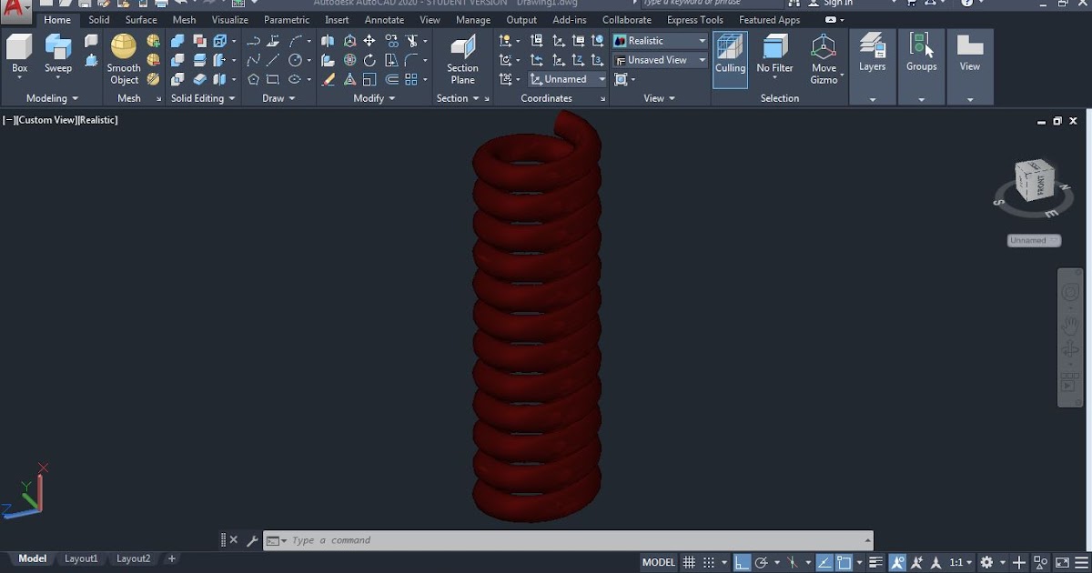 ABOUT SWEEP COMMAND IN AUTOCAD 2020 3D WITH THEIR PROPER DEFINITION AND ...