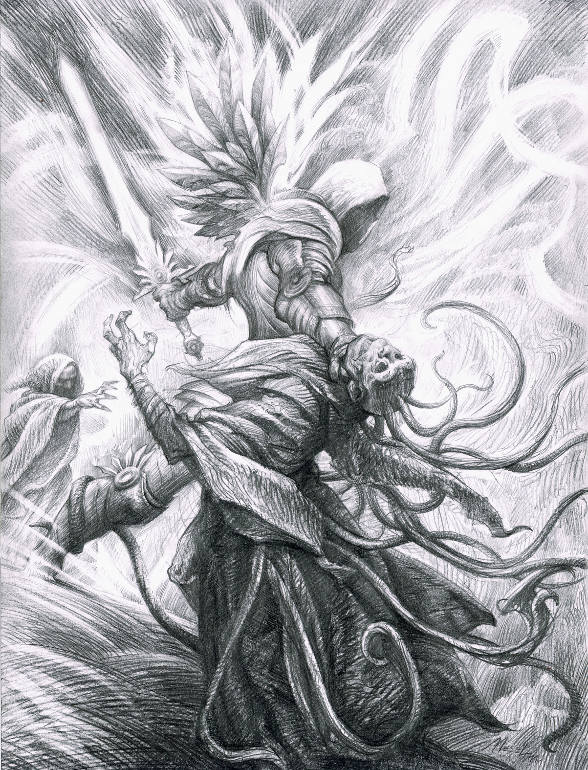 Diablo 3 Tyrael Sketch
