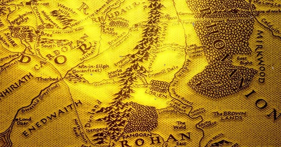 LOTR map Wallpaper Engine