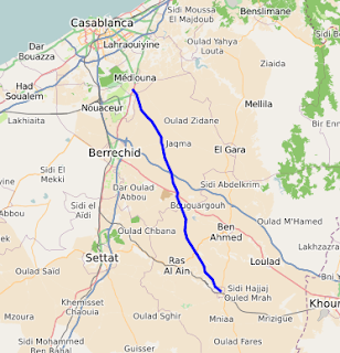 Route Provinciale Numéro 3625 (P3625) - Maroc Maps