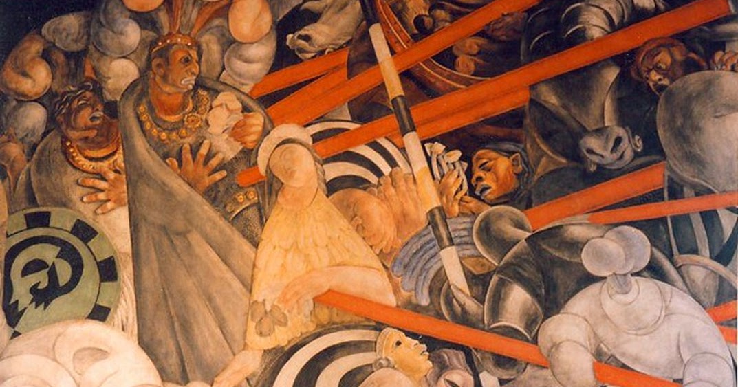 Maestros Muralistas | Jean Charlot - La masacre del Templo Mayor