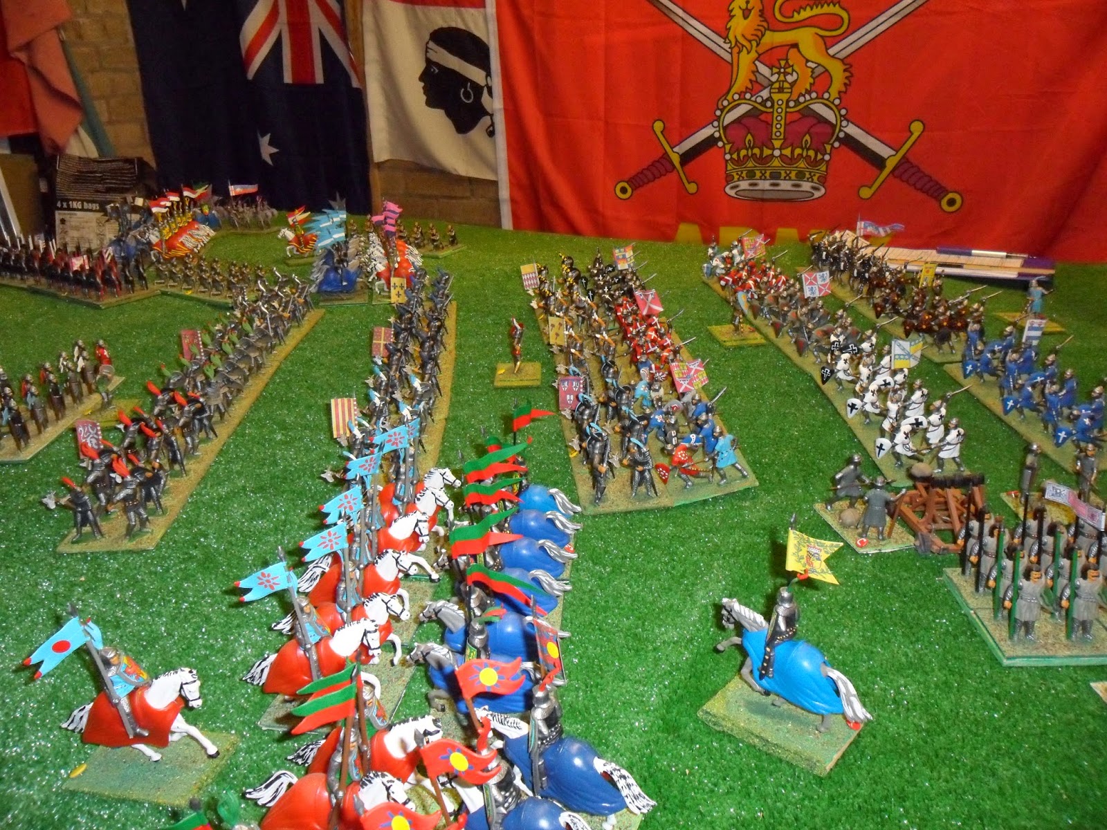 Westerhope Wargame Group: Medieval siege-54mm playtest game