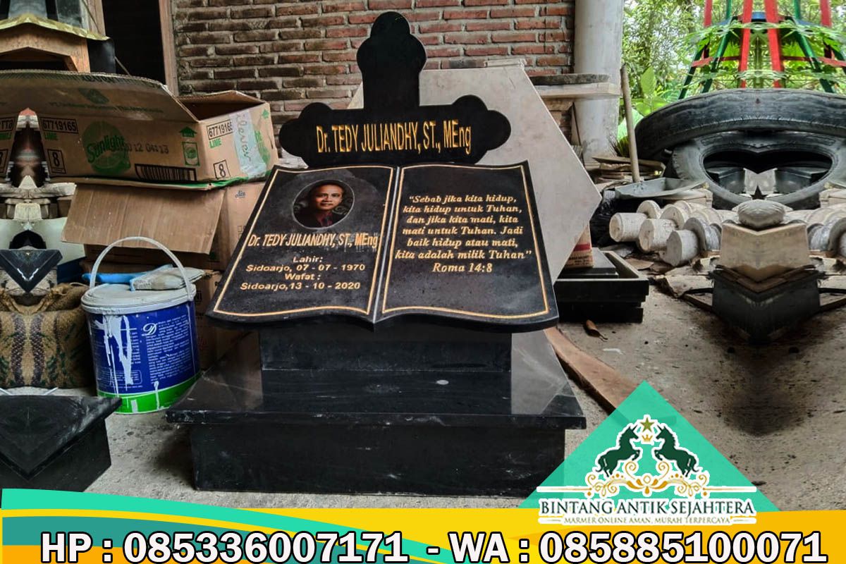 Batu Nisan Katolik, Model Batu Nisan Granit, Contoh Batu Nisan Katolik ...