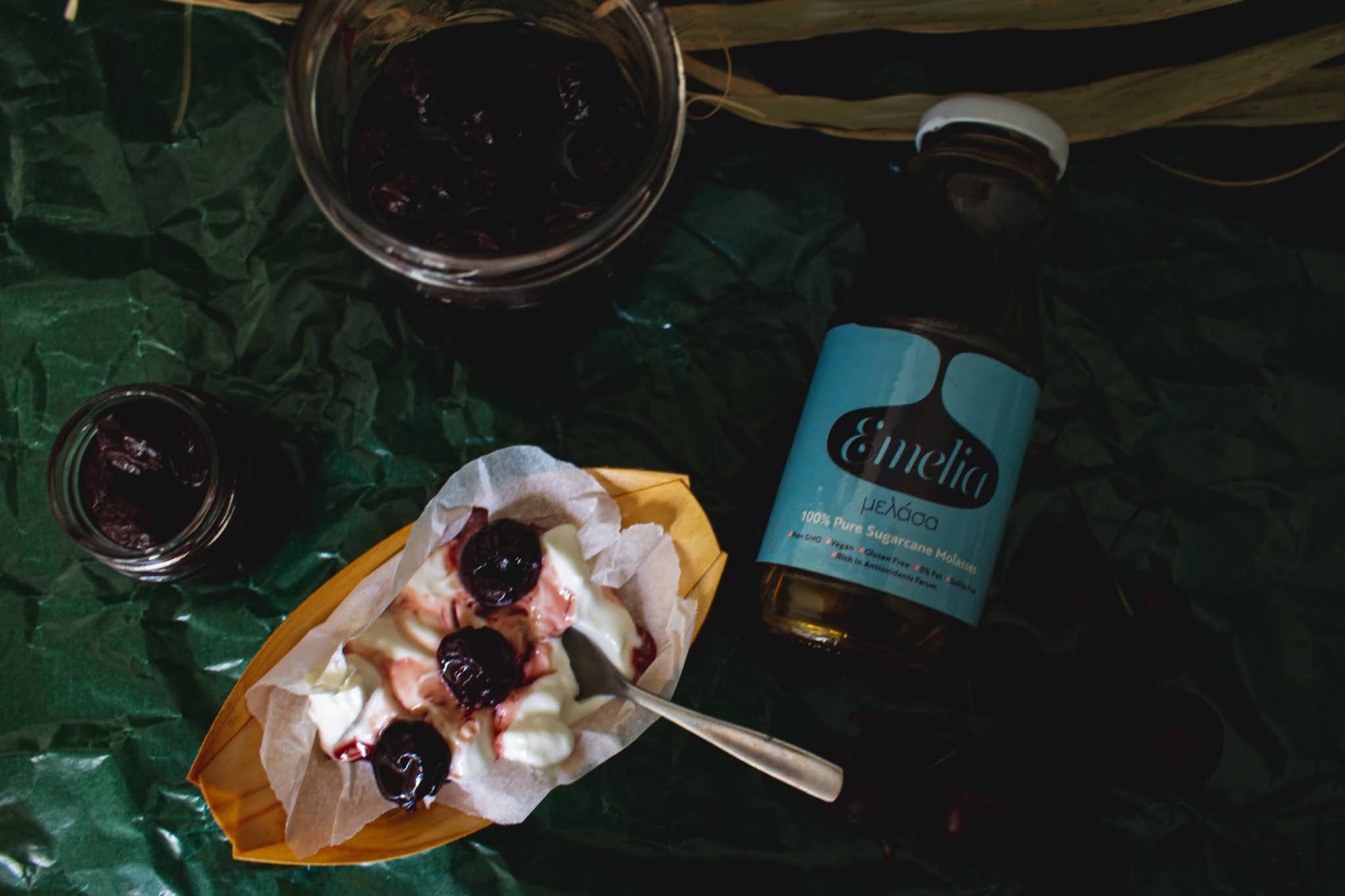 ΓΛΥΚΟ ΤΟΥ ΚΟΥΤΑΛΙΟΥ ΚΕΡΑΣΙ ΜΕ ΜΕΛΑΣΑ | GREEK CHERRY SWEETSPOON with ...