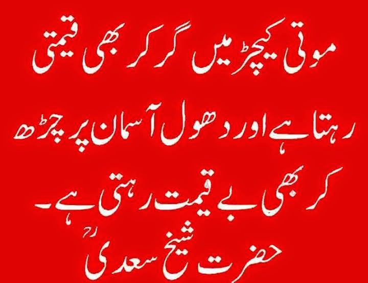 Islah Network: quote by Hazrat Sheikh Saadi (R.A)