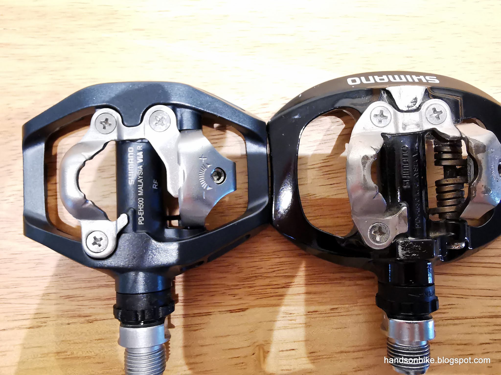 Hands On Bike: Shimano Dual-Sided SPD/Flat Pedals: PD-A530 vs PD-EH500