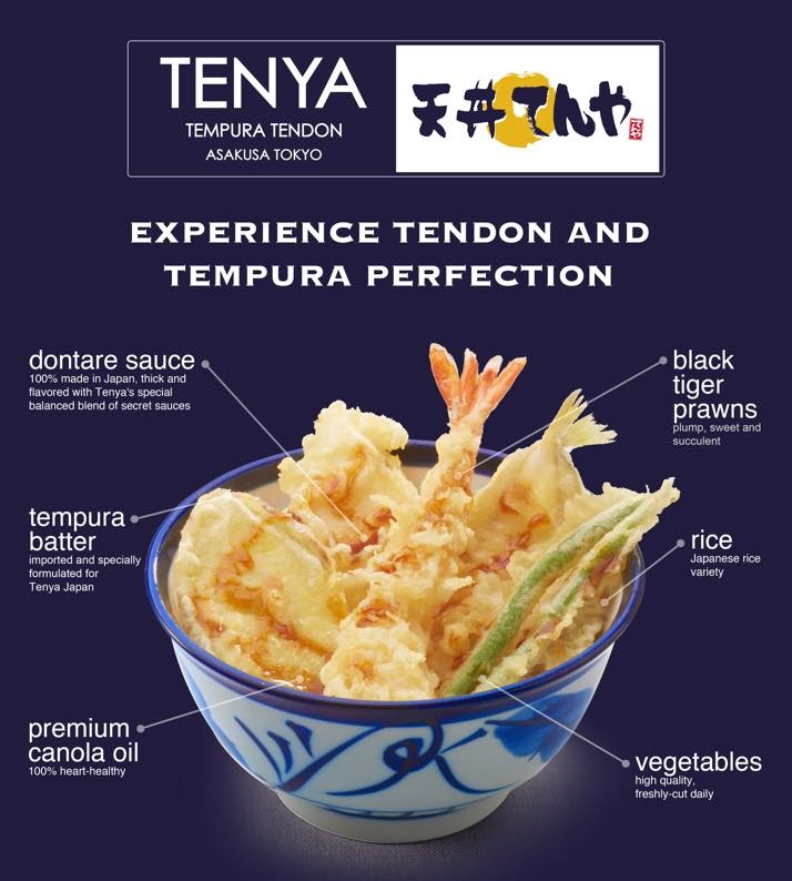 Enjoy JAPAN'S #1 Tempura Tendon to the fullest With The All-New Tenya ...