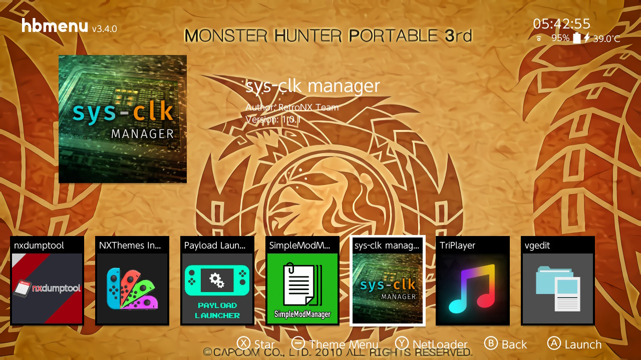 ニンテンドースイッチ オーバークロックできるsys-clkを本体で直接設定を変更できるsys-clk manager紹介