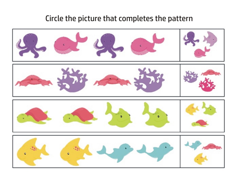 worksheets: Circle The Picture