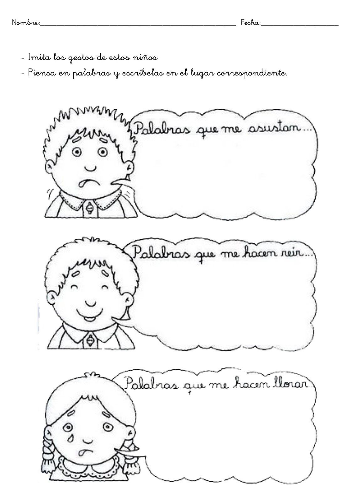 ACTIVIDADES TUTORIA PRIMERO PROFRA. FANY