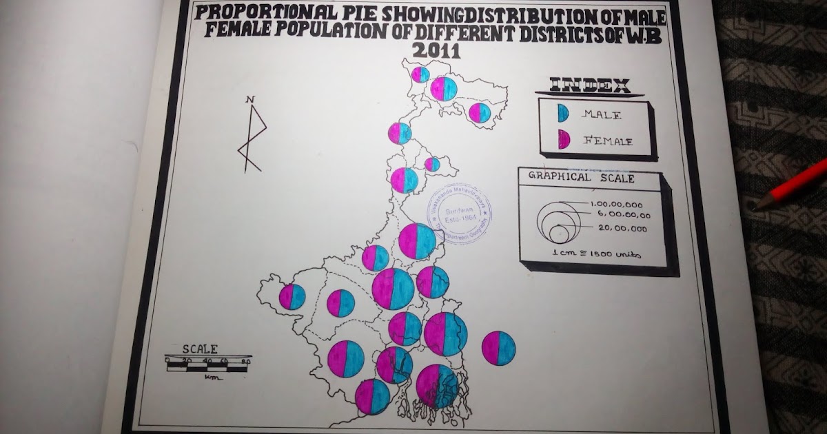 GEOGRAPHY PRACTICAL :- PIE DIAGRAM
