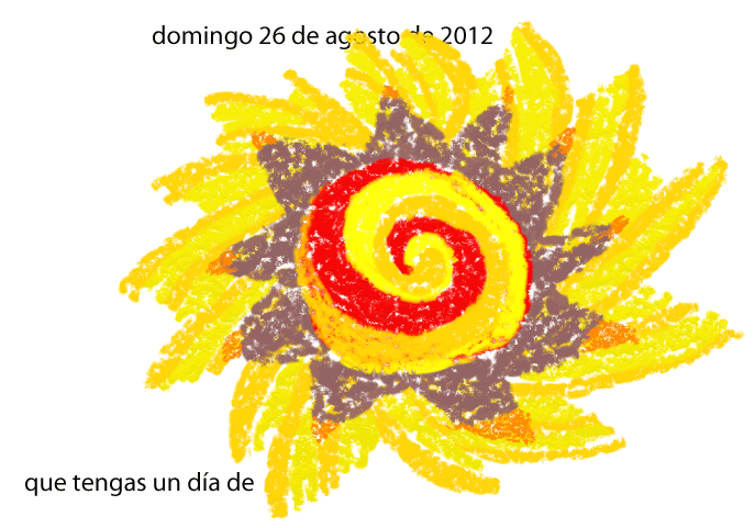 día de sol: muy buenos, buenos días