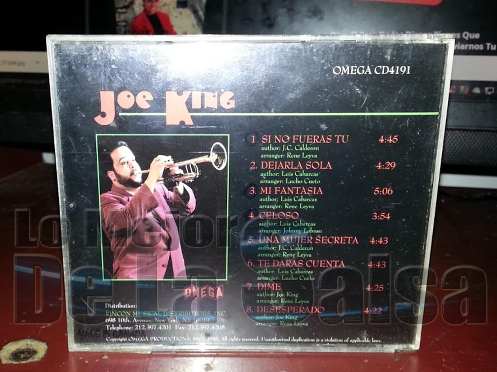 Lo Mejor de La salsa: Joe King - Doble Sentimiento - 1995