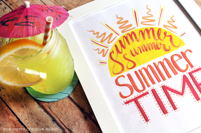 Eye Candy Creative Studio: ART PRINT :: Summer Summer SummerTime