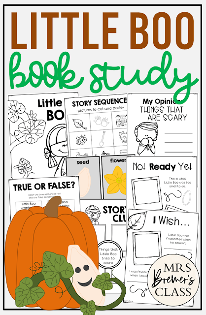 Little Boo | Halloween Book Activities and Pumpkin Life Cycle | Mrs ...