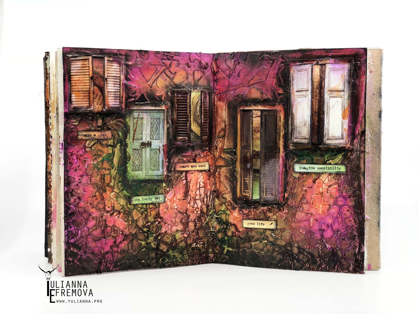 Handmade by Yulianna: Art Journal "Doors"