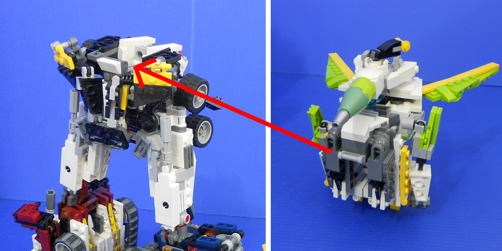 Alanyuppie's LEGO Transformers: LEGO Breastforce Combiner Liokaiser!