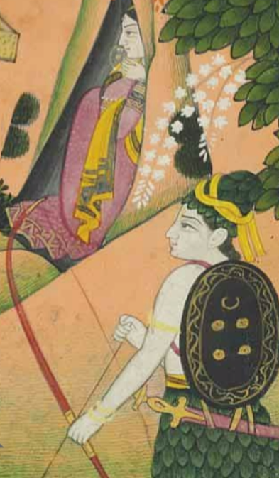 Indian Epics: Images and PDE Epics: Image: Rama Killing Khara and Dushana