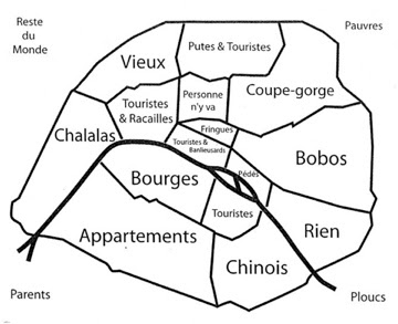 How some Parisians see their city - a different kind of map