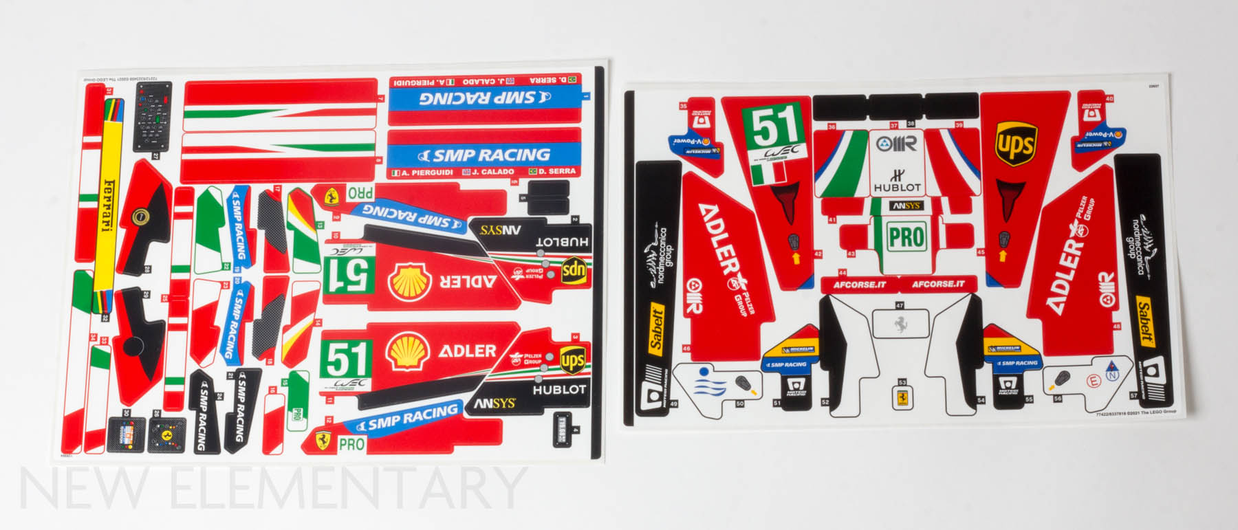 LEGO® Technic review: 42125 Ferrari 488 GTE 'AF Corse #51' | New ...