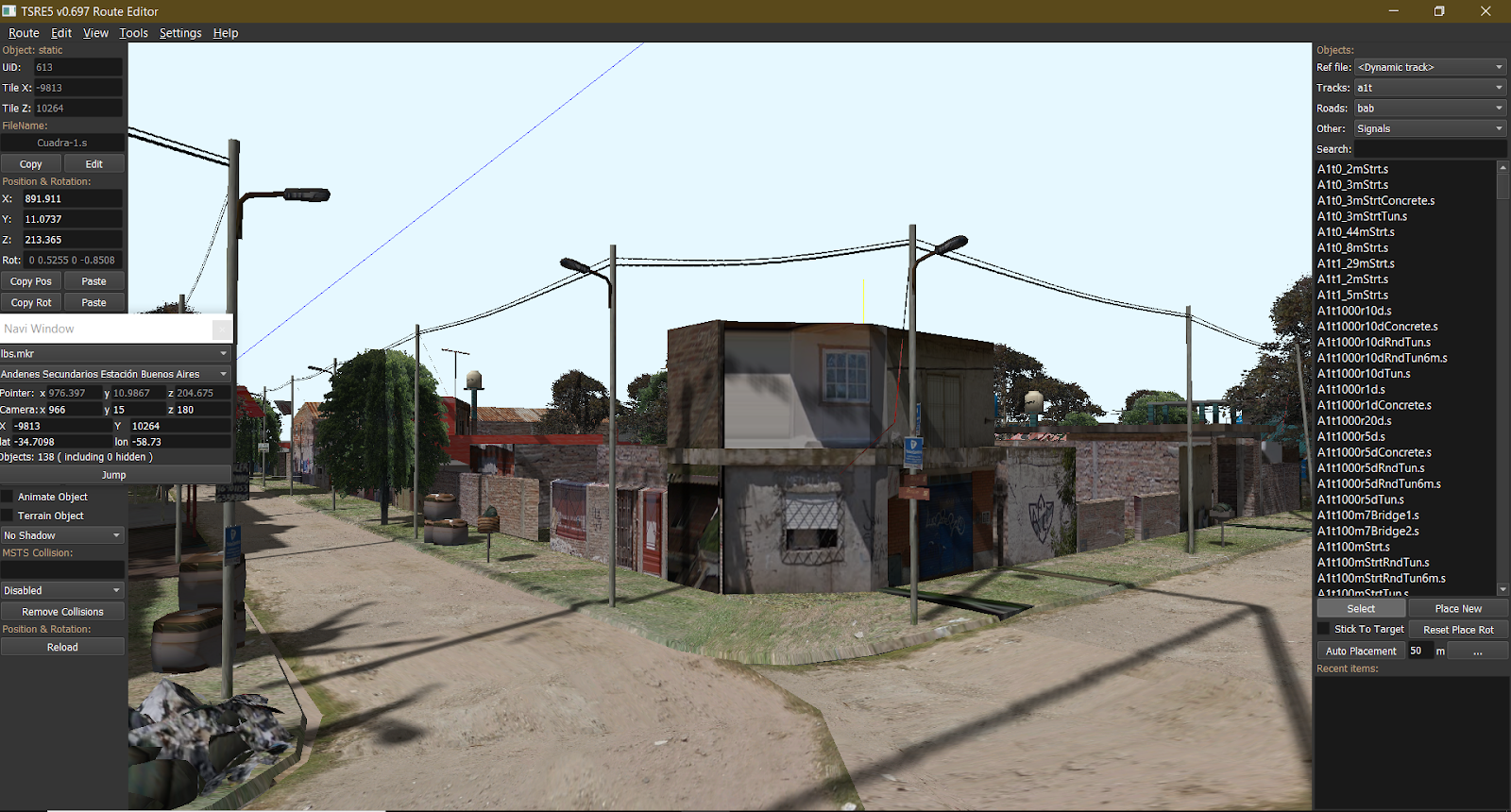 Rieles Virtuales: TSRE 5 Editor de Rutas de Open Rails