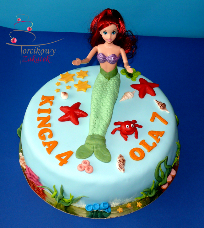 Torcikowy Zakątek: Tort z Arielką