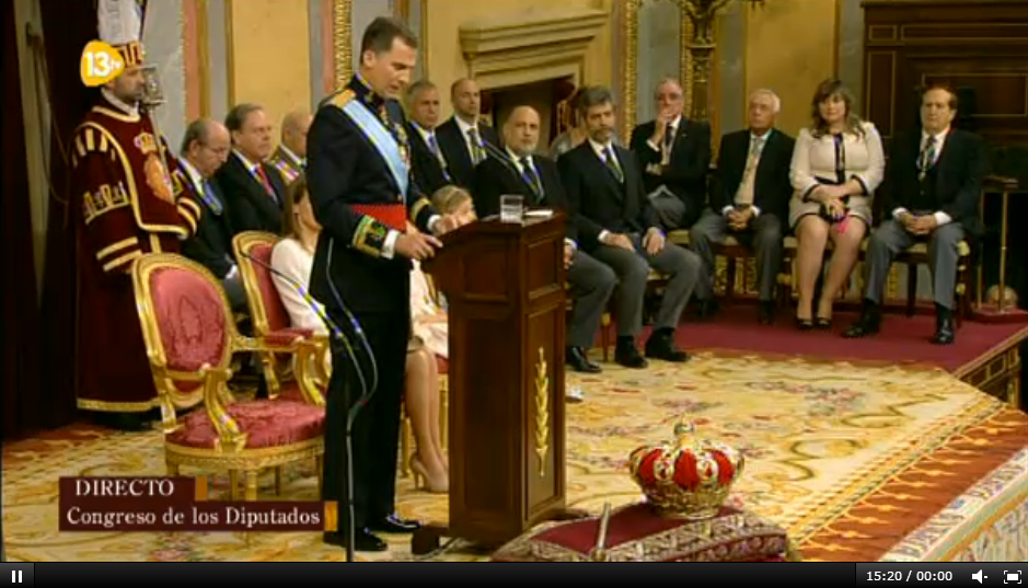 CORONACIÓN DEL REY DE ESPAÑA, FELIPE VI