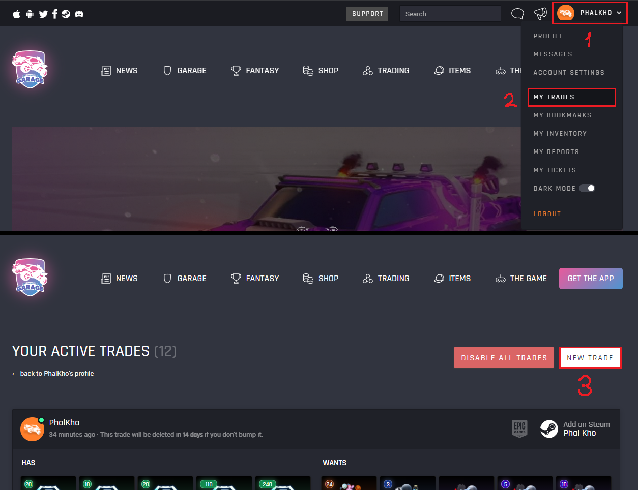 Rocket League - Fundamentals of Trading ~ Doors Geek