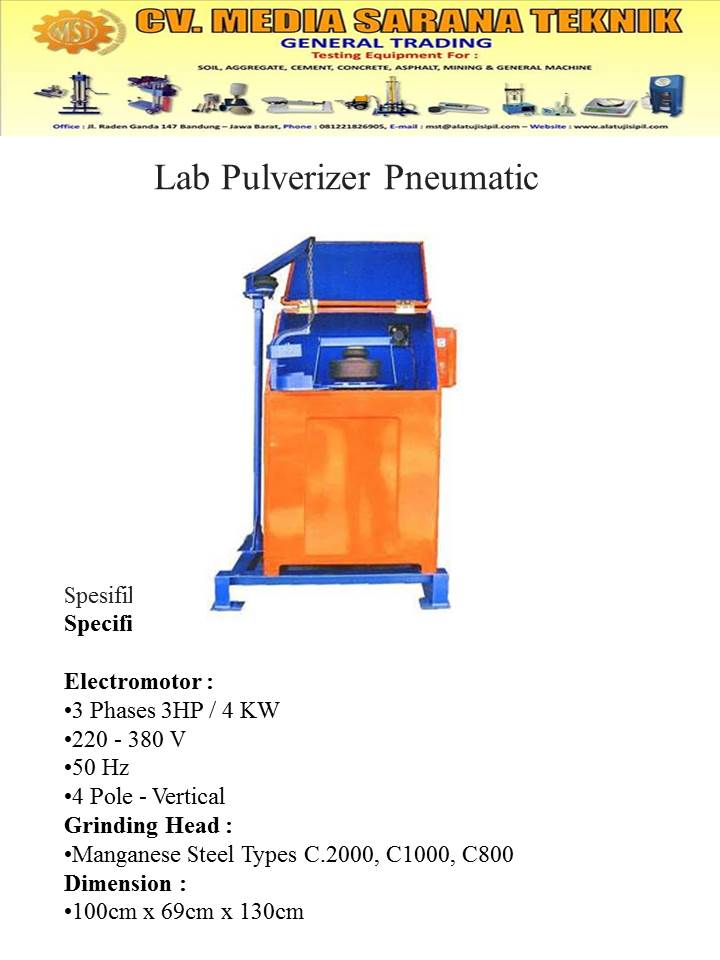 JUAL ALAT LAB TEKNIK SIPIL- JUAL ALAT PREPARASI MINING - JUAL ALAT ...